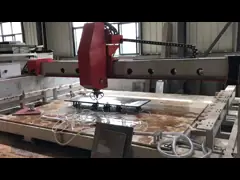High-Precision CNC Processing Center for Countertops with ATC for Granite Marble Quartz Fabrication