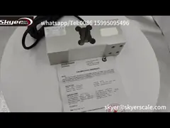 Single Point Zemic L6G 300kg OIML Aluminum Weighing Load Cell In 600x800mm Scales