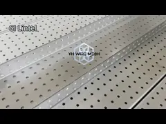 China 153mm Galvanized Perforated Steel Lintel for Blockwork Internal Windows - 2.0mm to 3.2mm Thickness Options for sale