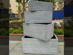 Transform Your Garden with Our Durable and Stylish Fiber Clay Planter Collection