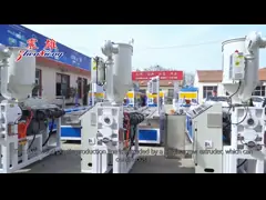 China Temperature Control Plastic Profile Production Line High Automation Easy Operate Plastic Profile Production Line for sale