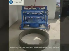 China Round Well Brick Forming Machine Brick Making Machine For Drainage Construction for sale
