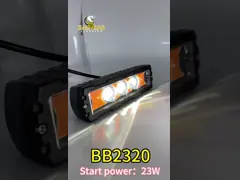 80V Multi White Yellow Dual Color Metal Motorcycle Mini Driving Fog Light