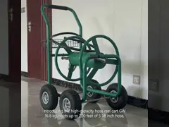 High Capacity Hose Reel Cart GW 16.8kg Holds Up To 200 Feet Of 5/8-inch Hose with Ergonomic Handle