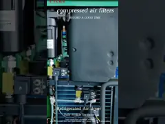 China Hepa Filter Stainless Steel Compressor Air Filter for Effective Filtration in Industrial Environments for sale