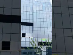 China 5mm 12A 5mm Glass Curtain Wall Facade , Low E Insulation Curtain Wall for sale