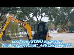 20.4KW Used Sany SY35U Excavator Sany 3 Ton Excavator With Original Parts