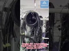 China Armored Fiber Patch Cable 3m with Compatible Corning -SC/APC Connector  LSZH Jacket for sale