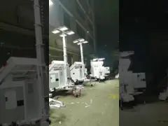 China Solar Light Tower With 7m Telescopic Mast For Construction Sites Mining Sites for sale