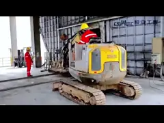 Replacement of refractory bricks for rotary kiln