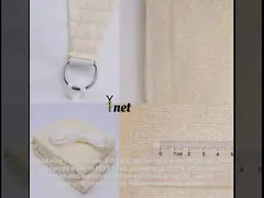 China Beige Water-Permeable & UV Resistant Rectangle Sun Shade Sail Canopy Heavy Duty Fabric Cloth Screen Carport Patio Sunshade Nets for sale