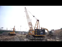 China Hoist Speed 128 M/Min 85T Used Crawler Cranes In Wind Power Equipment Installation XGC85 for sale