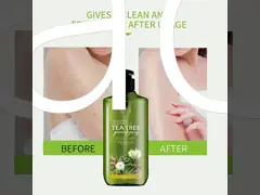 China Tea Tree Oil Body Care Wash Deep Cleaning Perfumed Antibacterial Body Cleanser Gel for sale