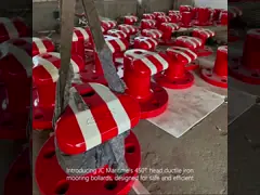 450 T Head Ductile Iron Mooring Bollards Cast Bollard Ship Mooring Bollard Boat Bollard Stainless Steel Mooring Bollards Floating Mooring Bollards Polished Mooring Protection