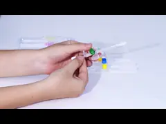 China Ethylene Oxide Sterilization Medical IV Cannula With Wing Injection Port And Logo Printing for sale