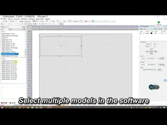 China Screen Protector Laser Cutting Machine supporting any model and shape with easy modification and addition of template data for sale