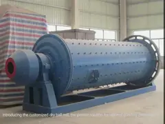 China Building 25mm Dry Ball Mill Mineral Dry Grinding Ball Mill for sale