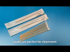 China Disposable Wooden Stick Cotton Tip Oral Swab Sterile Specimen Collection Swab With Tube VTM Kit for sale