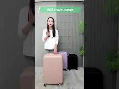 Candy color 805, cute and high-value suitcase Three-digit combination lock, one push to open