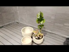Fireproof Fiber Clay Planter for Long-lasting in Indoor and Outdoor Spaces Keep 5-6 Years