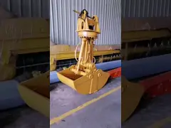 clamshell grapple excavator bucket excavator clamshell bucket rotate 360 degree