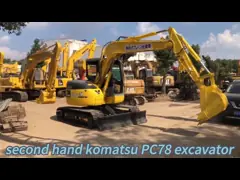 Experience Japan's Top-Notch with the Komatsu PC 78 Mini Excavator 1510 Working Hours