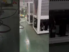 30HP Commercial Air Source Heat Pump 4 Compressor Low Vibration
