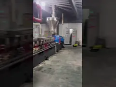 Air Cooled Twin Screw Extruder Pelletizing Plastic Screw Extruder Extrusion Granulator
