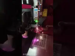 Aluminium tube laser cutting round hole square hole cutter