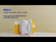 China Plastic Pet Cosmetic Cream Jars Pots Containers 250ml-700ml Plastic Jars with Lids Cream Jar Body Scrub Containers for sale