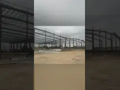 China Prefabricated Metal Shed Steel Structure Building Structural Warehouse I Beam Metal Building for sale