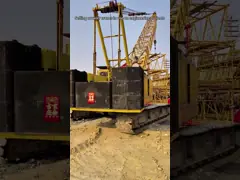 Used crawler crane: efficient construction, helping the project to proceed smoothly