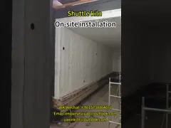 Installation of Refractory Wool in Shuttle Kiln