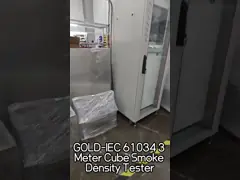 China IEC 61034 3 Meter Cube Smoke Density Tester for Wire and Cable Testing with 100W DC12V Light Source for sale