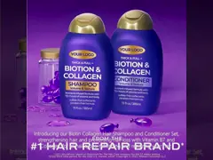 China Strengthen Hair Prevent Hair Loss Biotin Collagen Hair Shampoo And Conditioner Set 2 Pieces Hair Care Set for sale