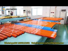 Anti Rotation Rainbow Telescoping Carbon Fiber Tubes For Window Cleaning , Fruit Picking