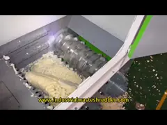 ABS block shredder，Waste ABS plastic recycling equipment