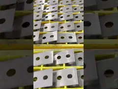 China Wear Resistant Tungsten Carbide Cutting Blades For Lithium Positive And Negative Anodes Materials for sale