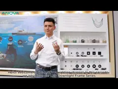 Renewable Material GU10 Downlight Housing Square Tilted MR16 Downlight Housing