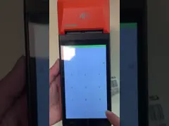 5Tamaño de pantalla de.5 pulgadas Android POS con soporte NFC Conectividad 4G