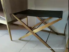 China Guestroom Hotel Luggage Rack Bedroom Set Packages Indoor Furniture Customized for sale