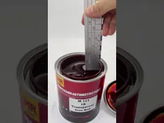 China Transparent Red Solid Color 1K Car Paint Durable Acrylic Car Coating for sale