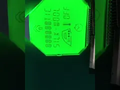 PIN Connector Vehicle Controller TN 7 Segment Lcd Display Customized