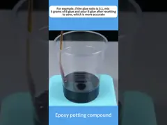 Operation steps for epoxy potting compound