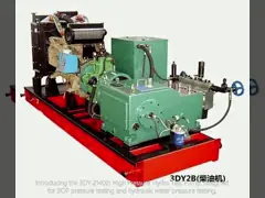 High Pressure Hydro Test Pump For BOP Pressure Testing Hydraulic Water Pressure Tester