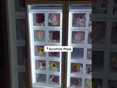 Fresh flower vending machine with our smart vending locker(refrigirated.)
