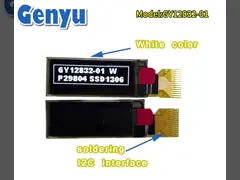 China Small OLED Display 0.91'' 128x32 Dots White 14PIN SSD1306 I2C Interface for sale
