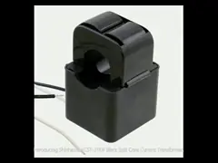 Instalación fácil negra del transformador corriente de la base partida para el centro del control/de la carga