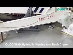 China Single Arm Rescue Davit System For Lifeboat And Rescue Boat for sale