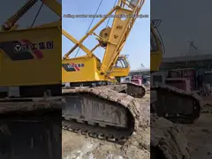 China Used 350T Lattice Boom Crawler Crane 2400t.M Lifting Equipment To Improve Work Efficiency for sale